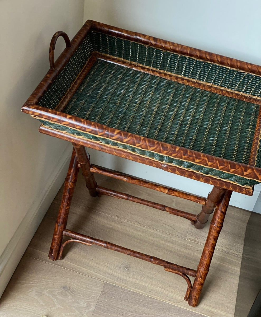 Wicker tray table – KEPT London